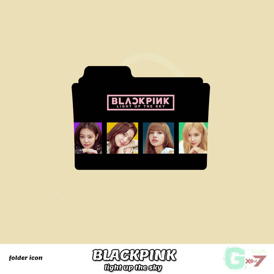 Blackpink light up the sky folder icon by Gebiyana on DeviantArt
