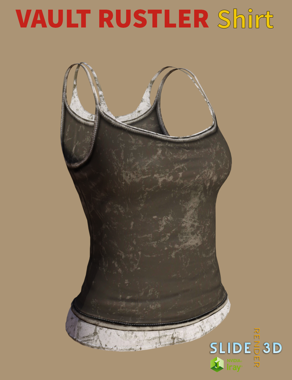 Slide3D-Vault Rustler-Shirt Iray Mats(FREE) by Slide3D on DeviantArt