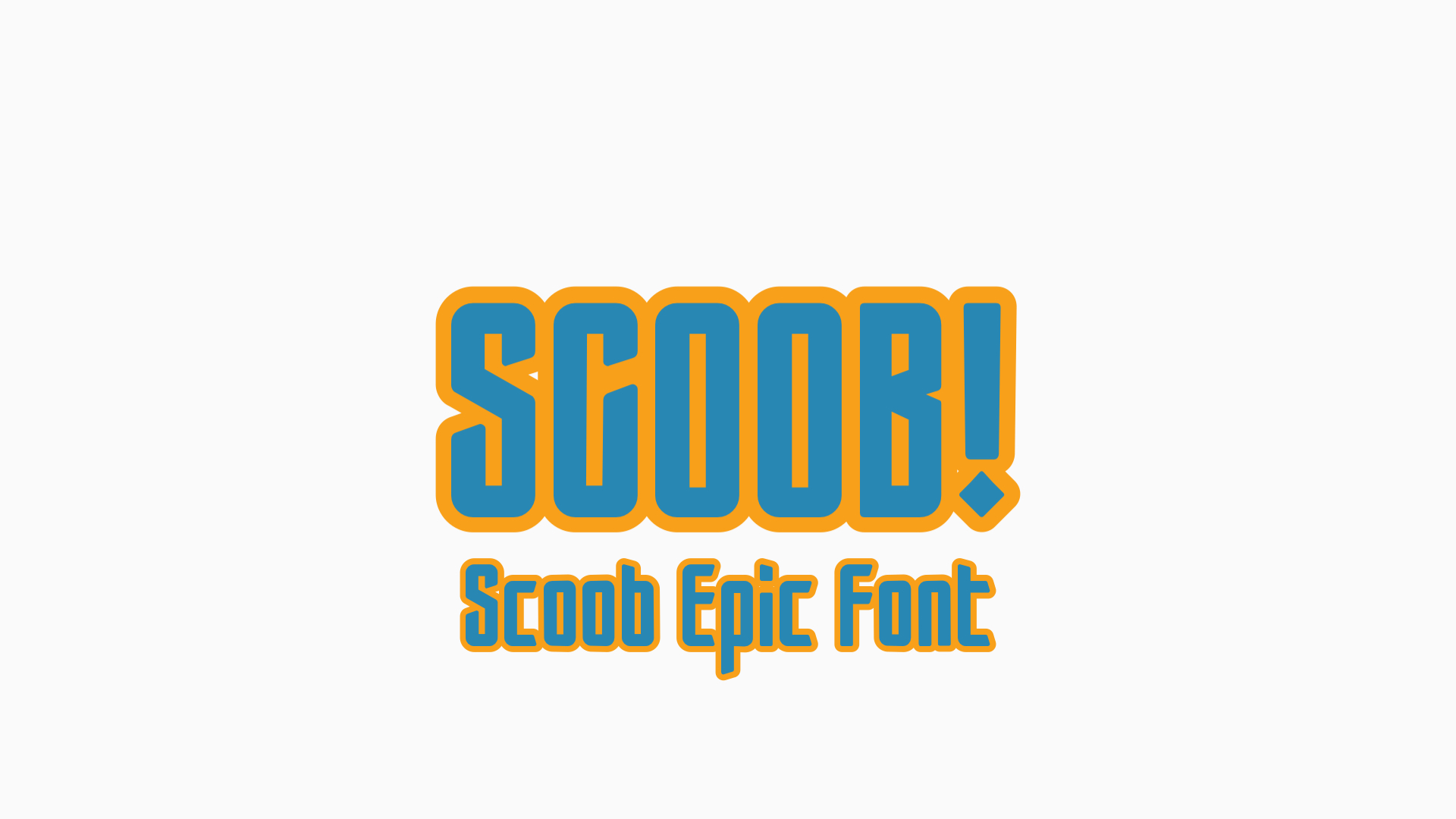 Scoob Epic Font by Charlieaat on DeviantArt