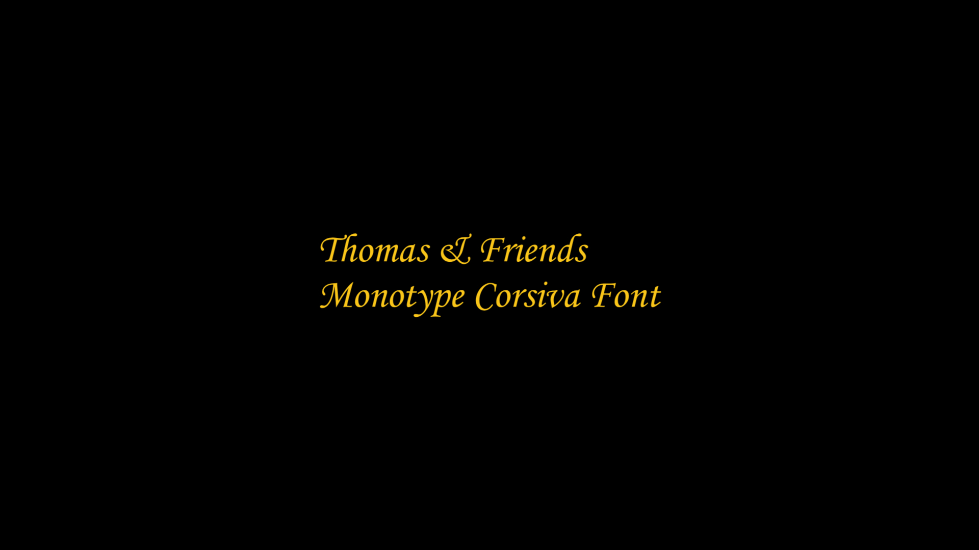 Thomas Monotype Corsiva Font 2nd by Charlieaat on DeviantArt