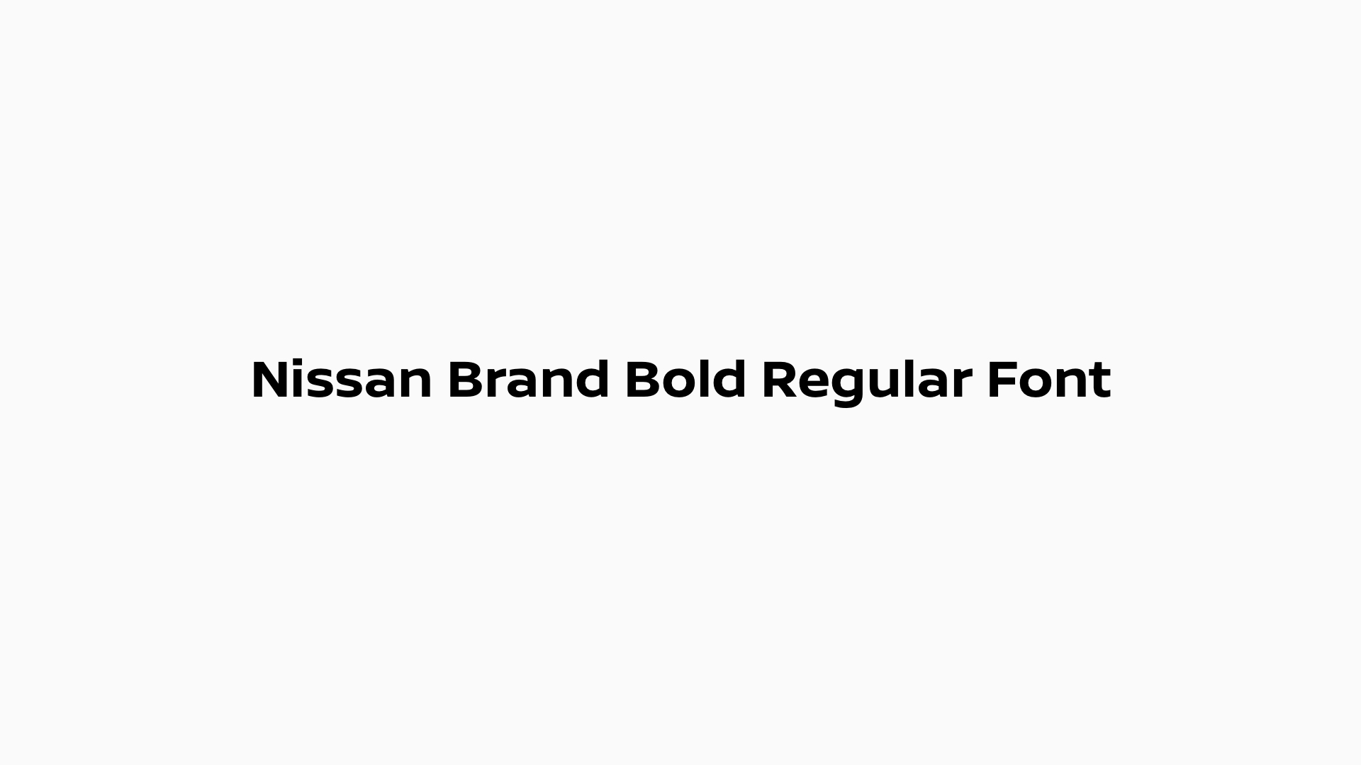 Nissan Brand Bold Regular Font by Charlieaat on DeviantArt