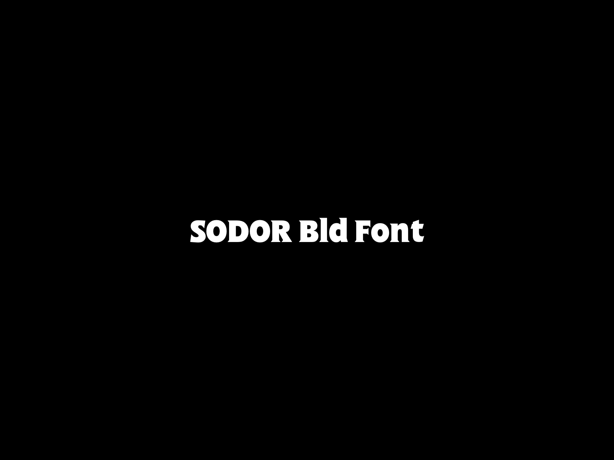 SODOR Bld Font by Charlieaat on DeviantArt