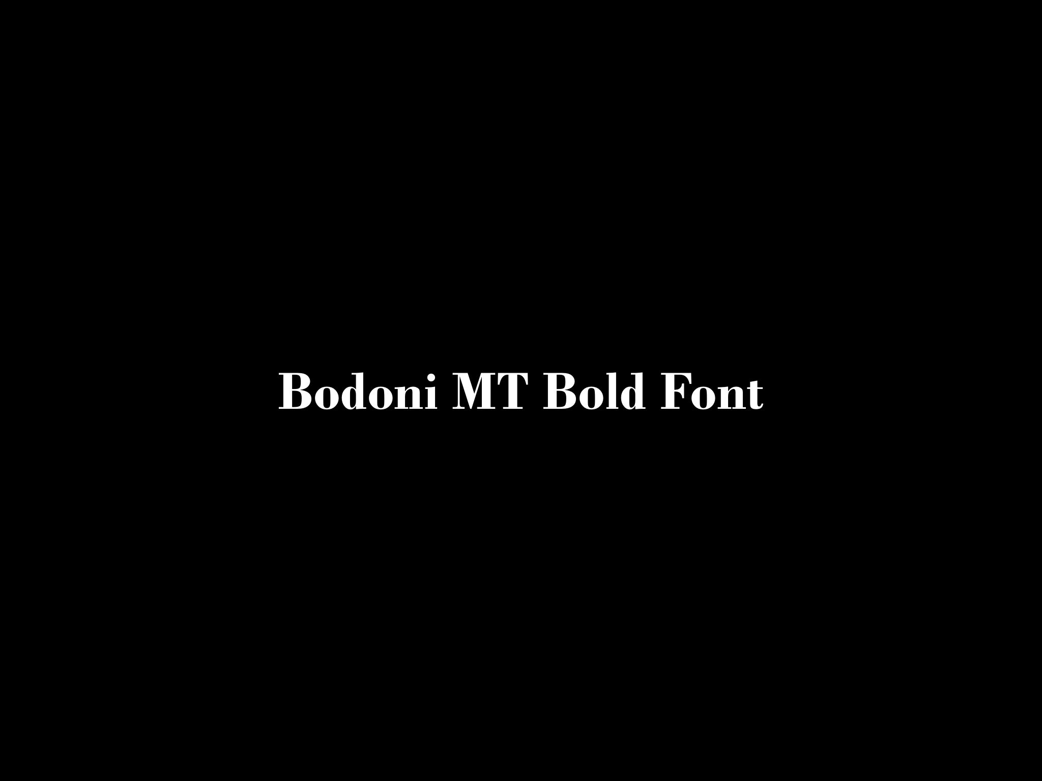 Bodoni MT Bold Font by Charlieaat on DeviantArt