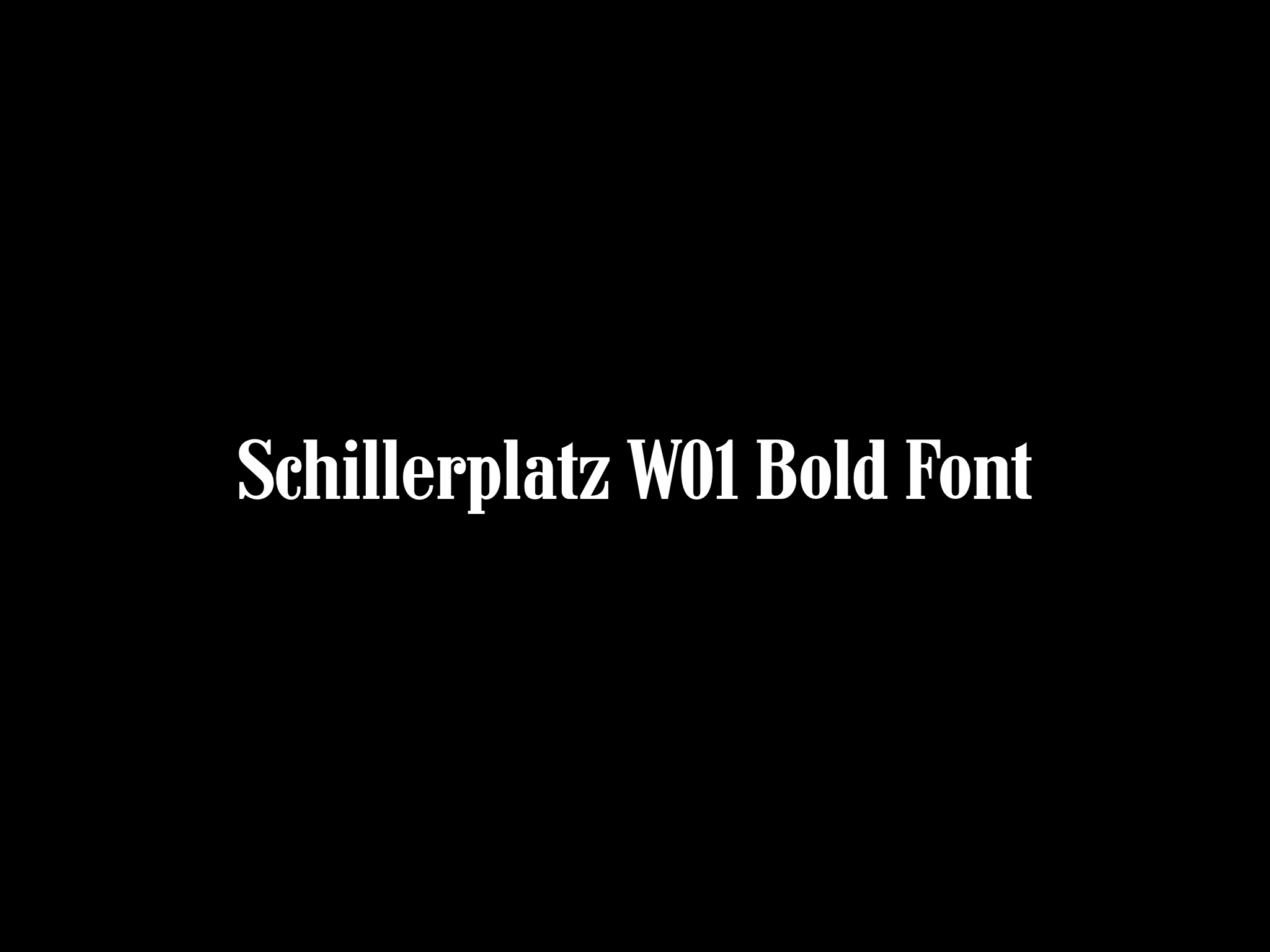 Schillerplatz W01 Bold Font by Charlieaat on DeviantArt