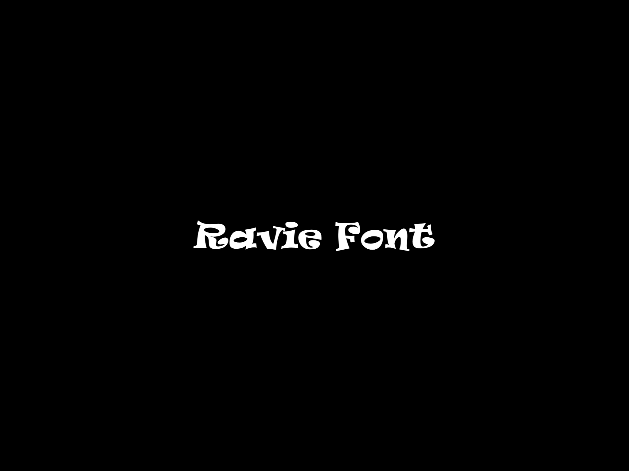 Ravie Font by Charlieaat on DeviantArt