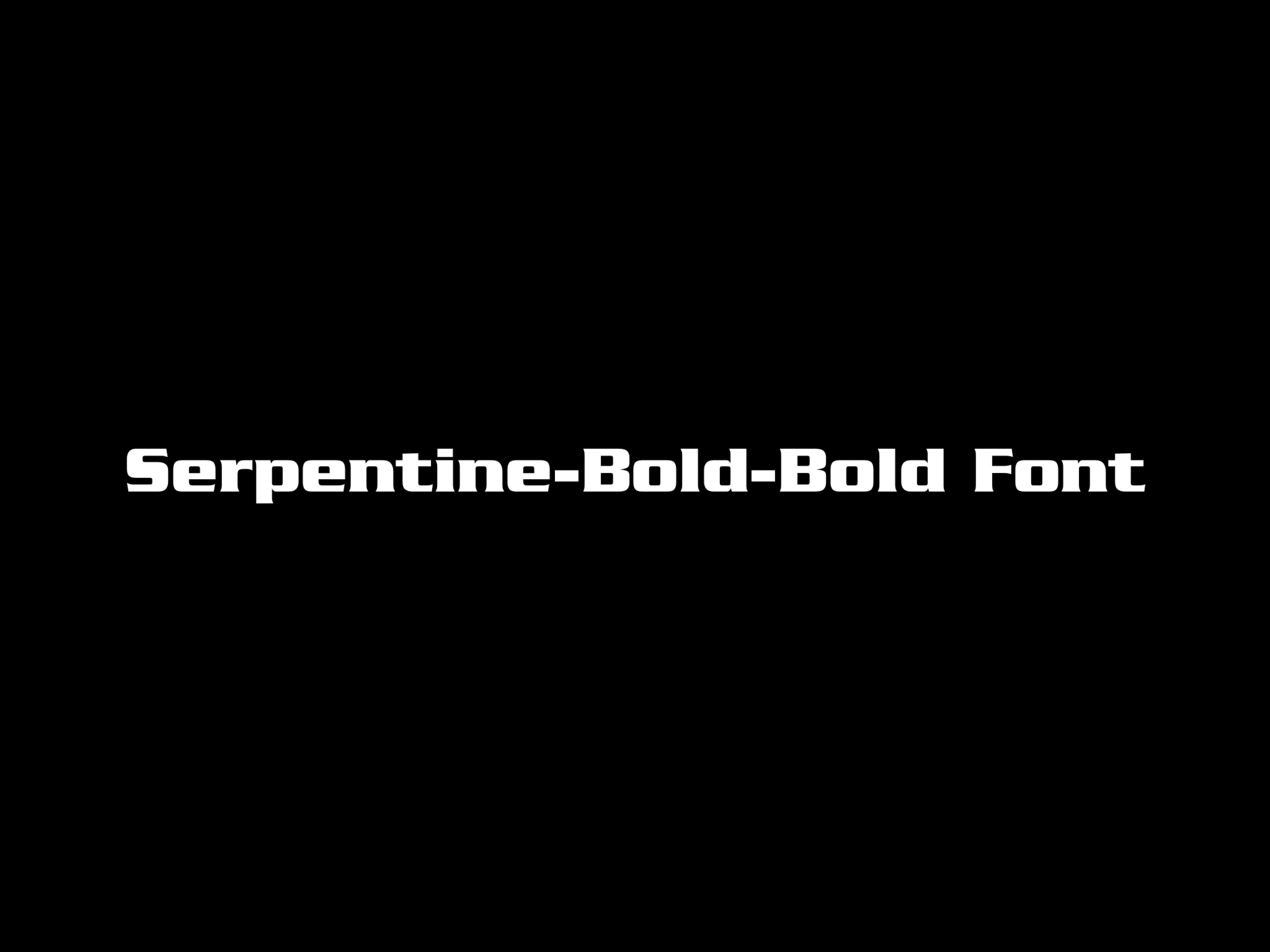 Serpentine-Bold-Bold Font by Charlieaat on DeviantArt