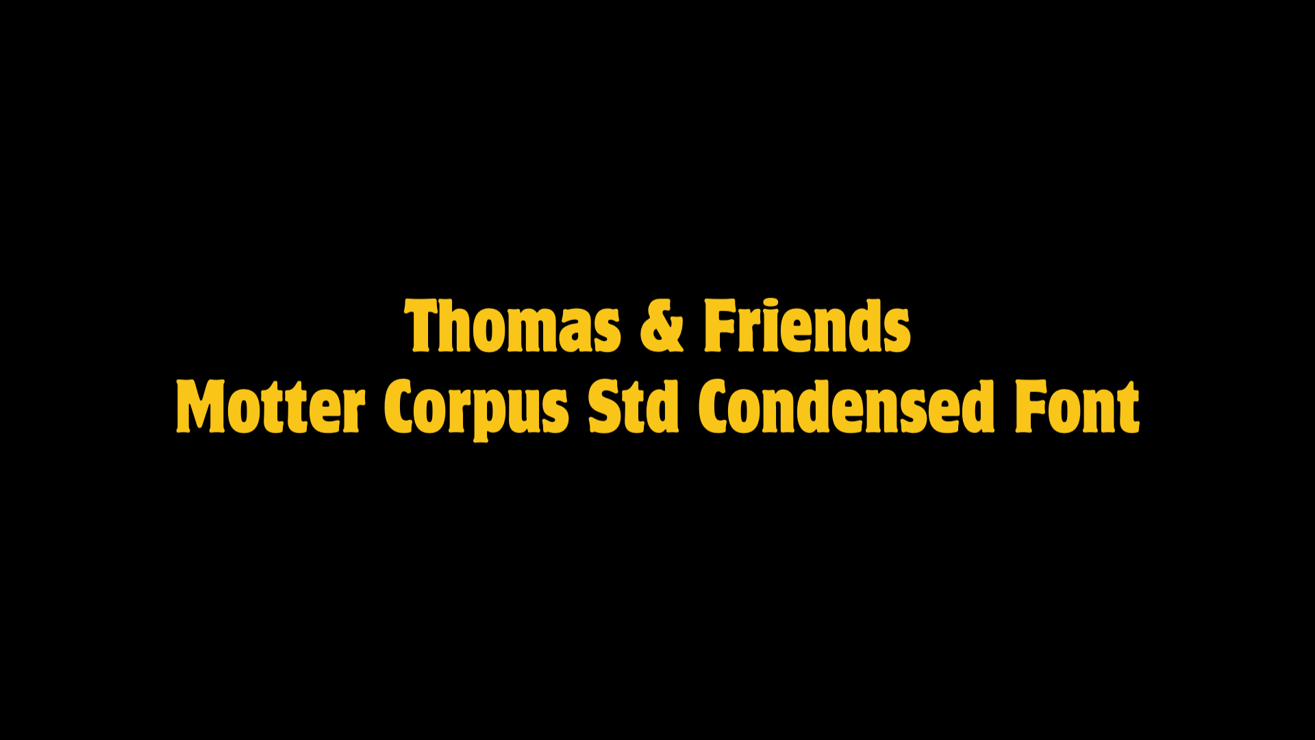 Thomas Motter Corpus Std Condensed Font by Charlieaat on DeviantArt