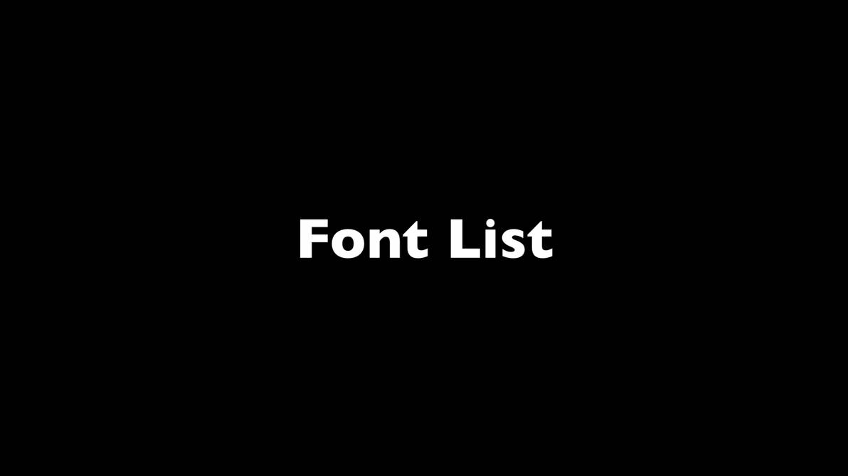 Walt Disney Animation Studios Font List by Charlieaat on DeviantArt