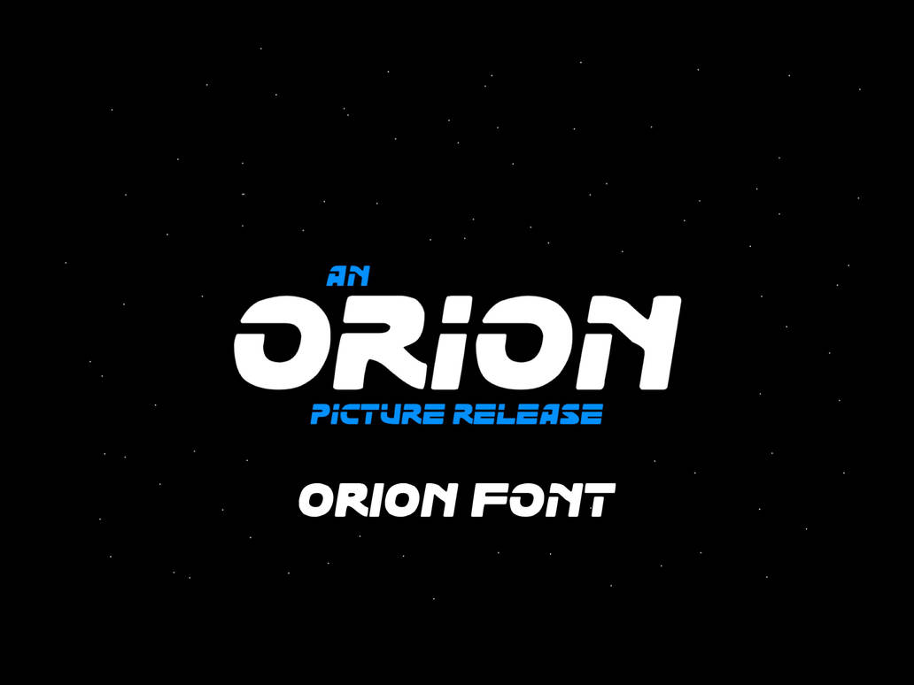 Orion Font by Charlieaat on DeviantArt