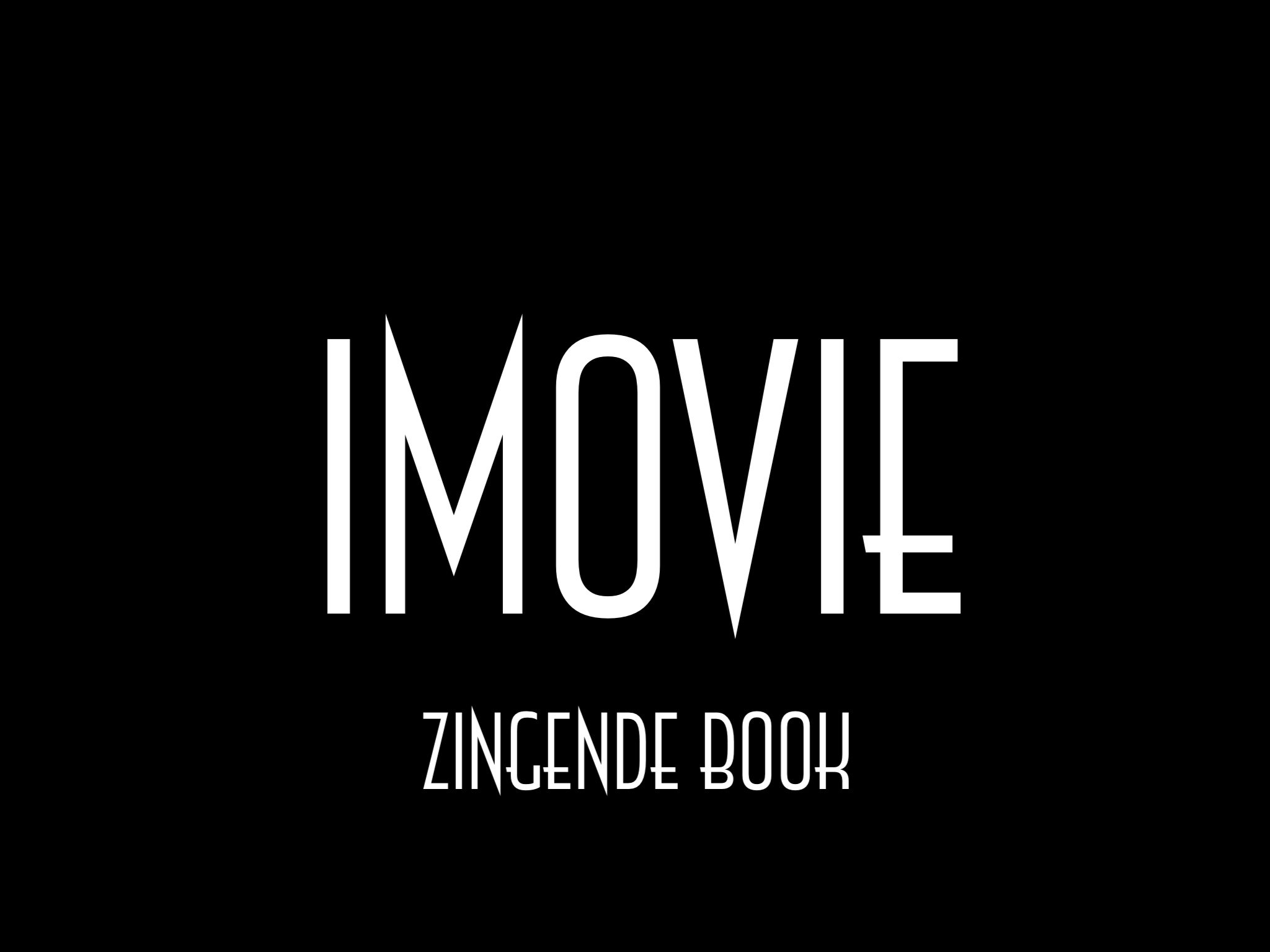 IMovie Zingende Book Font by Charlieaat on DeviantArt