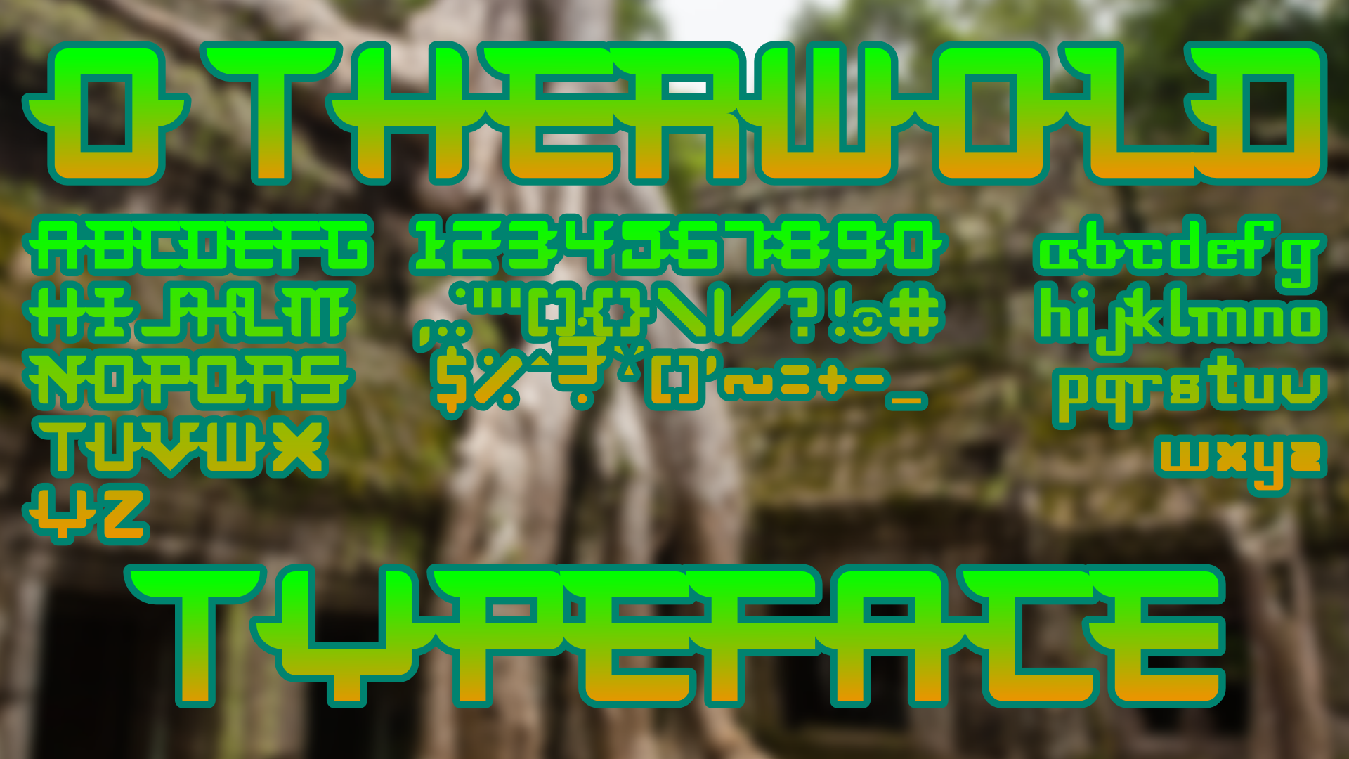 Otherworld Font by tlemo on DeviantArt