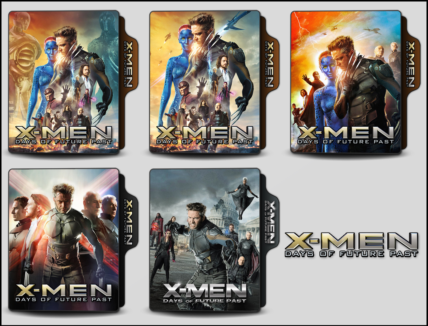 X-Men - Days of Future Past (2014) Folder Icons by OnlyStyleMatters on ...