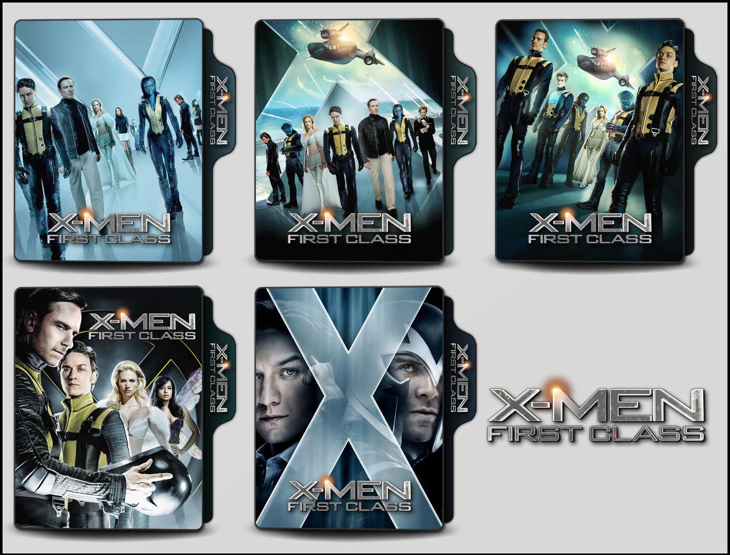 X-Men - First Class (2011) Folder Icons by OnlyStyleMatters on DeviantArt