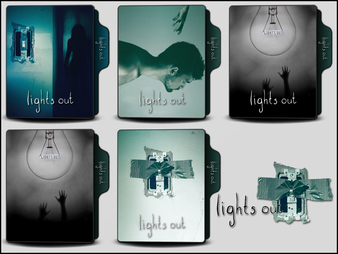 Lights Out (2016) Folder Icons by OnlyStyleMatters on DeviantArt