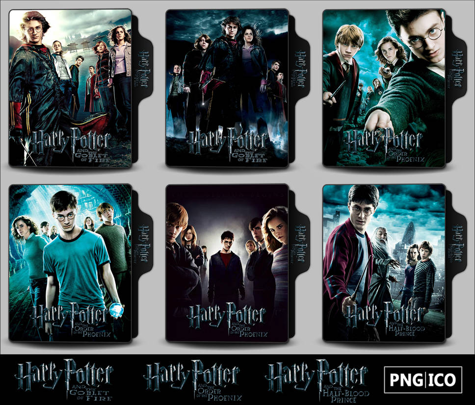 Harry Potter 4-6 Folder Icons by OnlyStyleMatters on DeviantArt