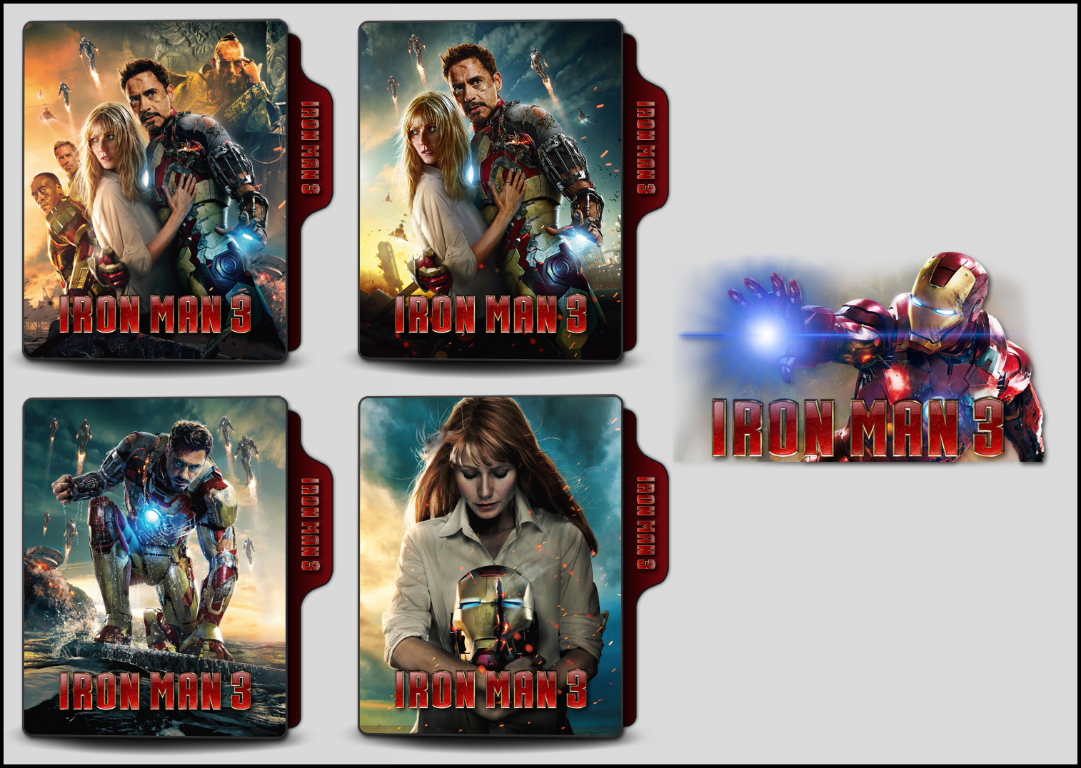 Iron Man 3 (2013) Folder Icons by OnlyStyleMatters on DeviantArt