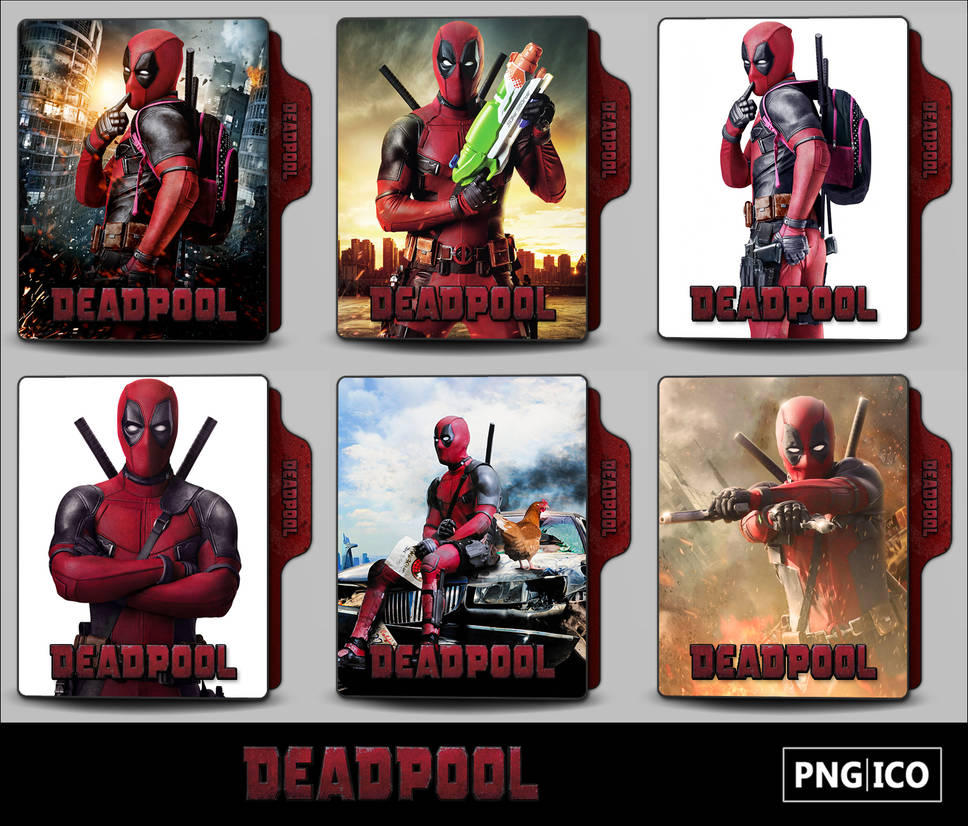 Deadpool (2016) Folder Icons by OnlyStyleMatters on DeviantArt