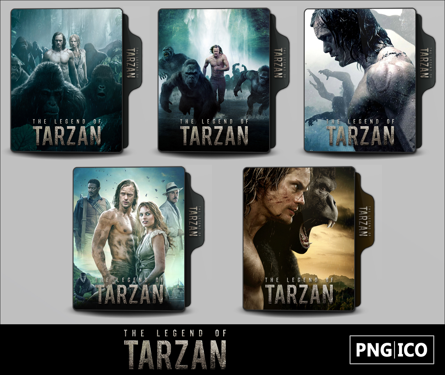 The Legend of Tarzan (2016) Folder Icons by OnlyStyleMatters on DeviantArt