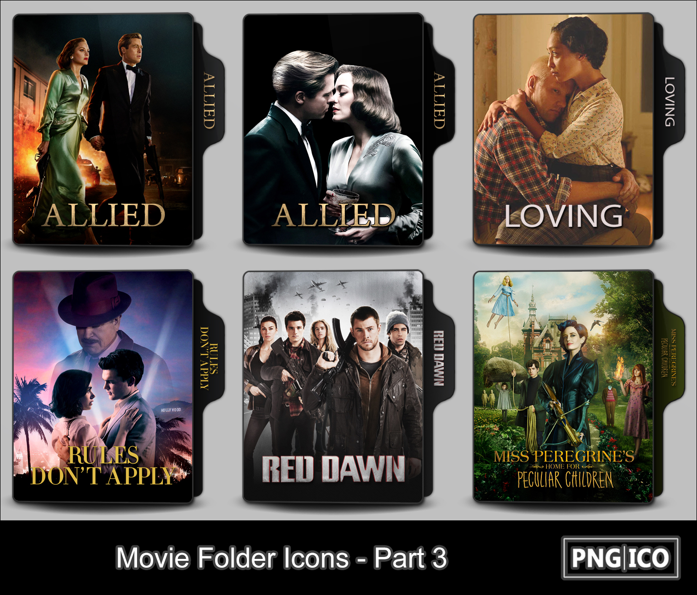 Movie Folder Icons - Part 3 by OnlyStyleMatters on DeviantArt