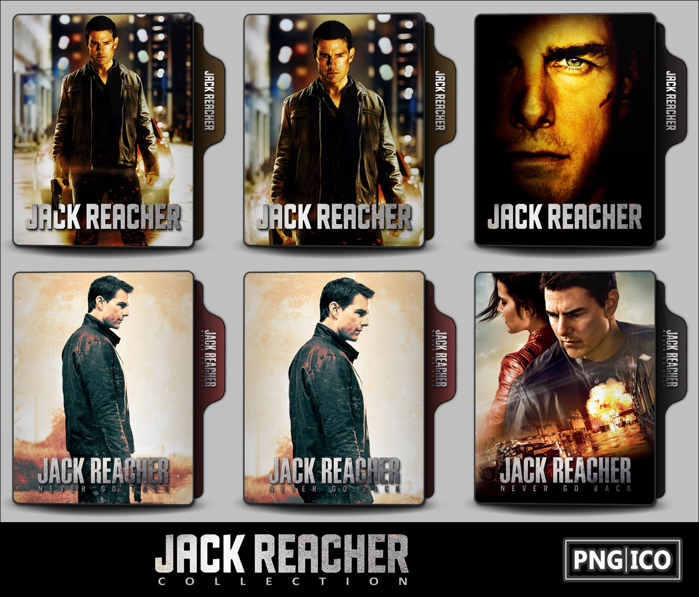 Jack Reacher Collection Folder Icons by OnlyStyleMatters on DeviantArt