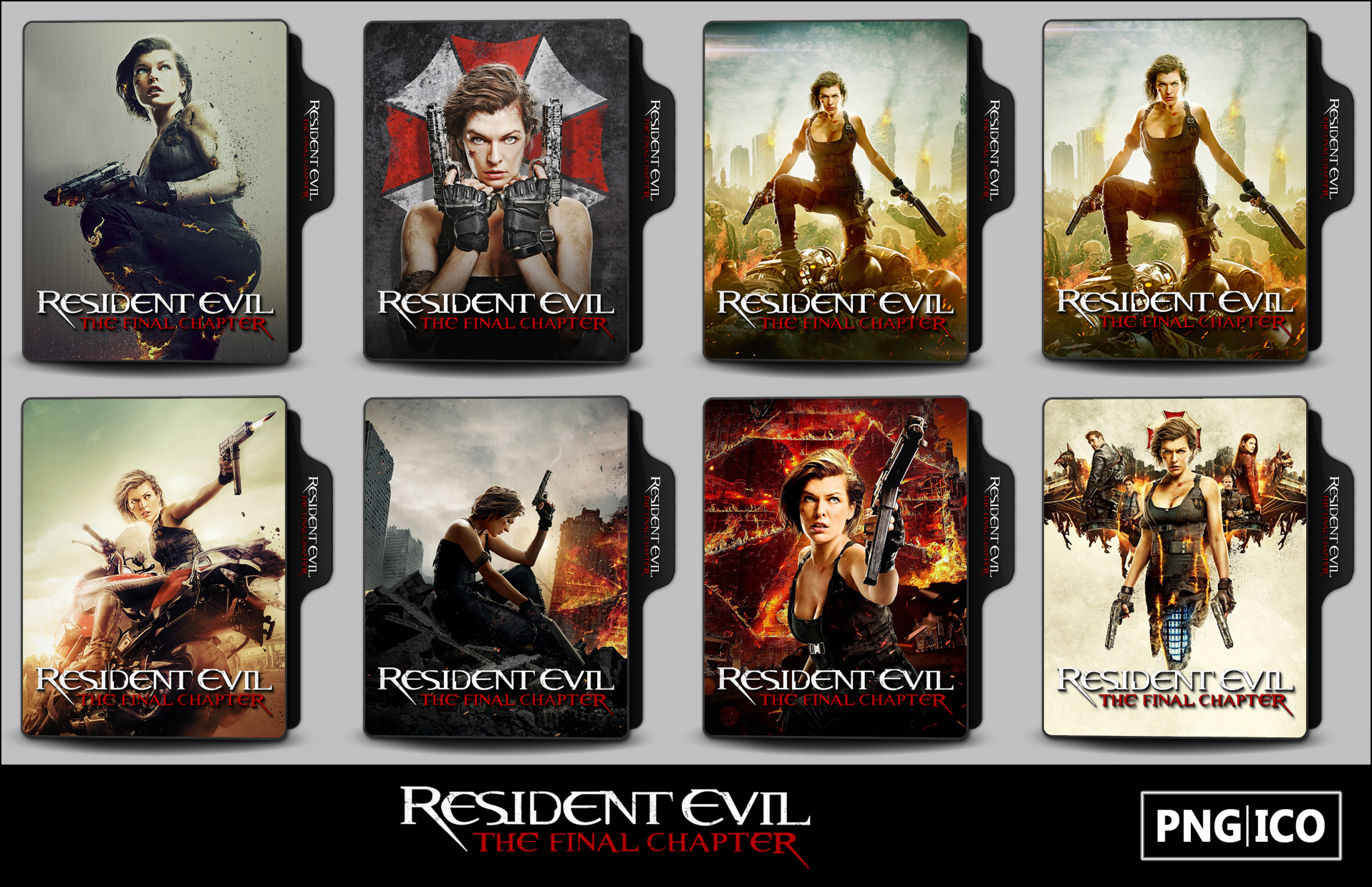 Resident Evil 6 (2017) Folder Icons by OnlyStyleMatters on DeviantArt