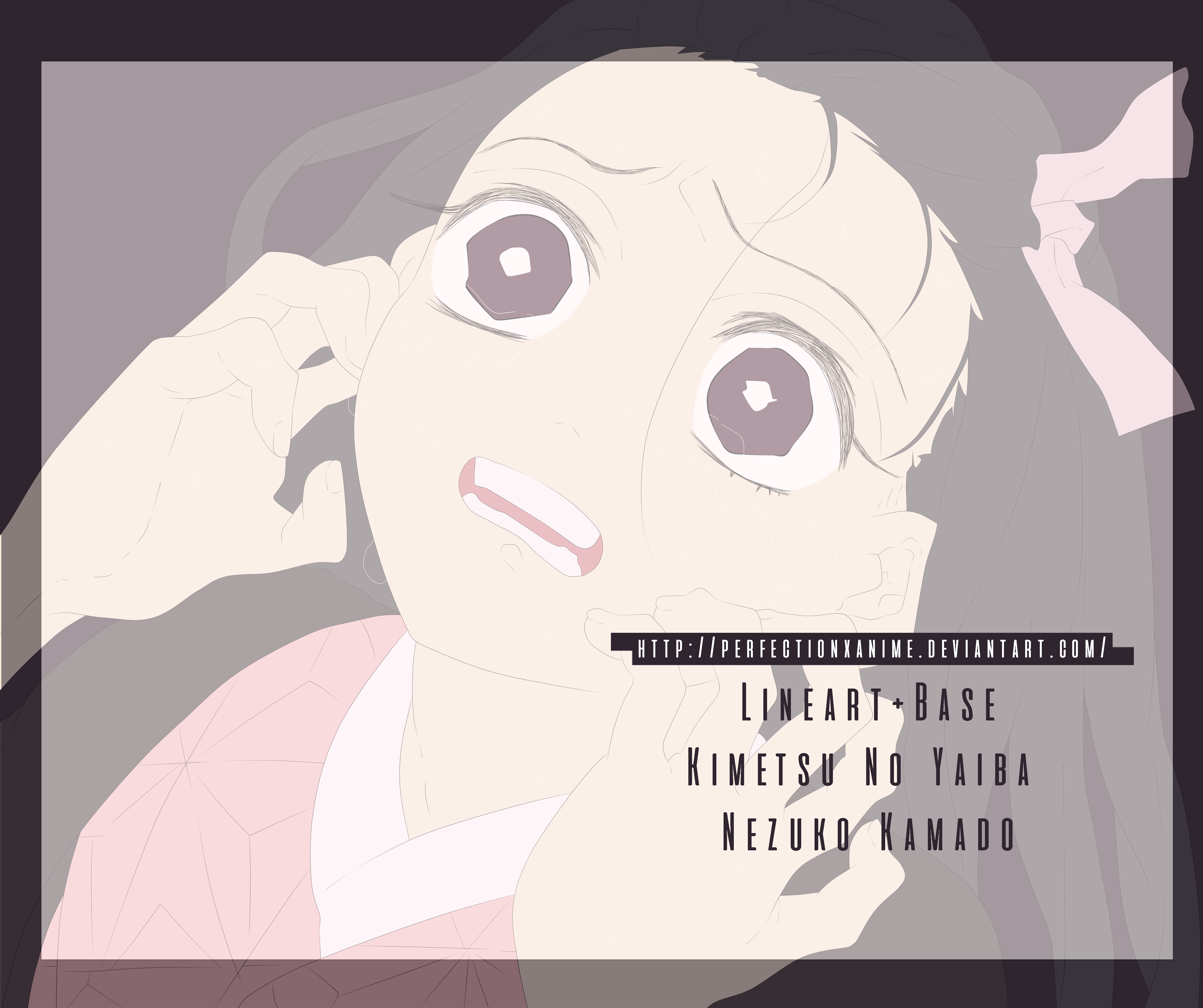 Kimetsu no Yaiba - Nezuko Kamado Bases by Perfectionxanime on DeviantArt