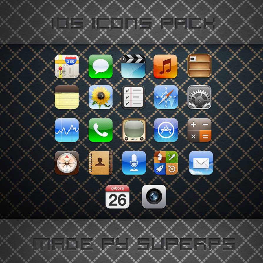 iOS icons pack by SuperPS on DeviantArt