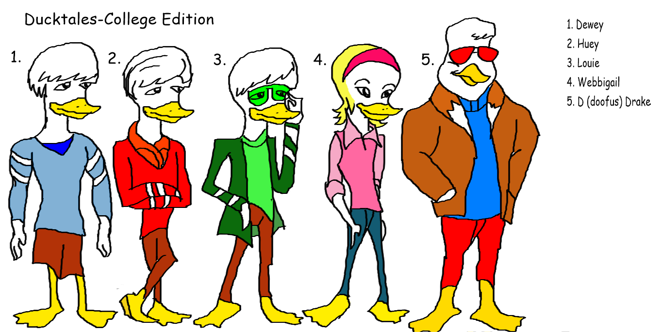 College Edition- 1 Ducktales by KeysComics on DeviantArt