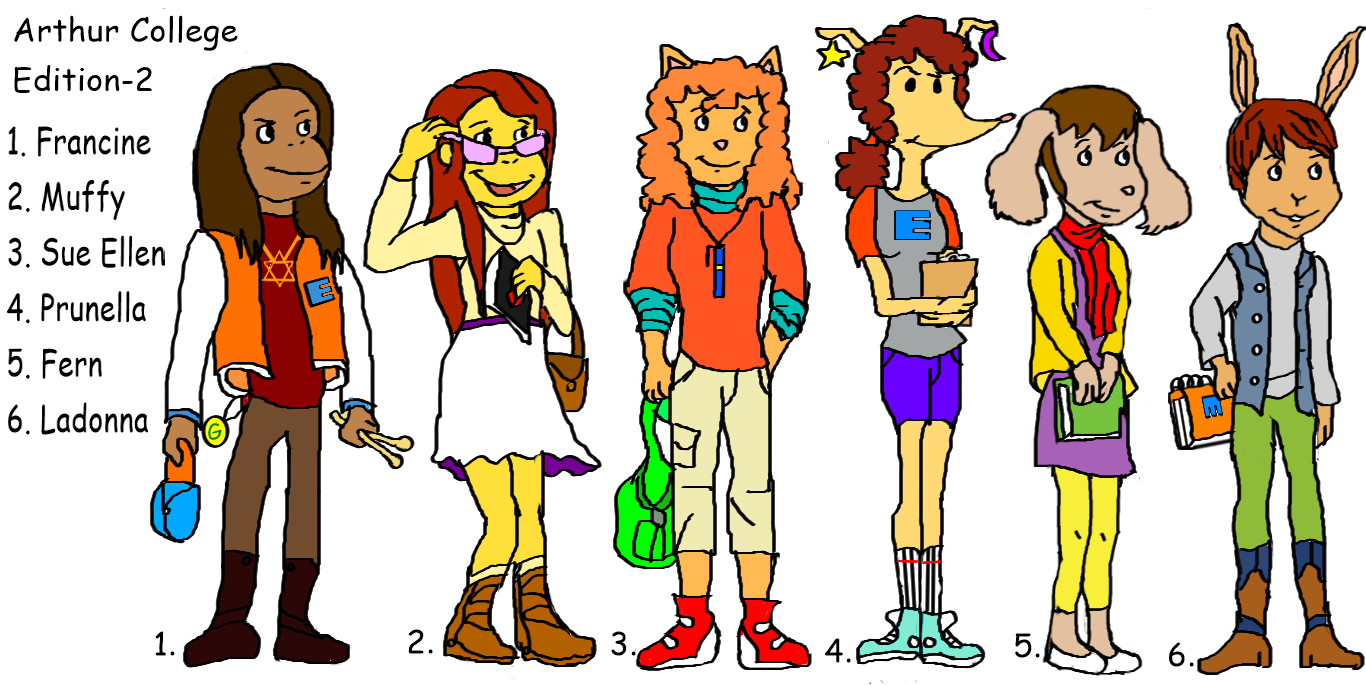 Arthur Characters As Humans