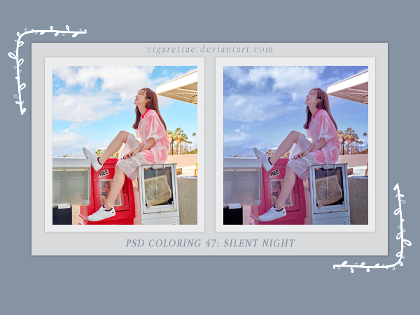 PSD COLORING .47 // SILENT NIGHT by cigarettae on DeviantArt
