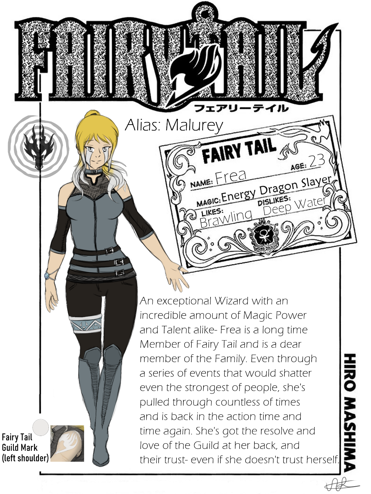 Frea Guild Card {Post- All Magic Arc} by EnergyMageFrea on DeviantArt