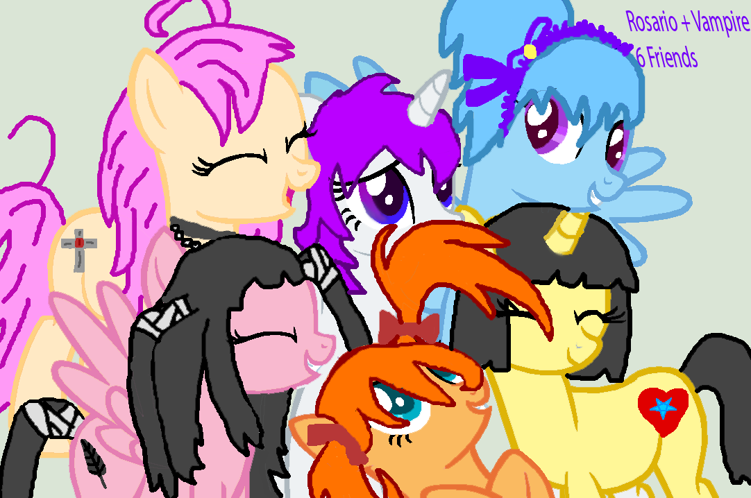 Rosario + vampire ponies 6 Friends by SugarDrop9 on DeviantArt