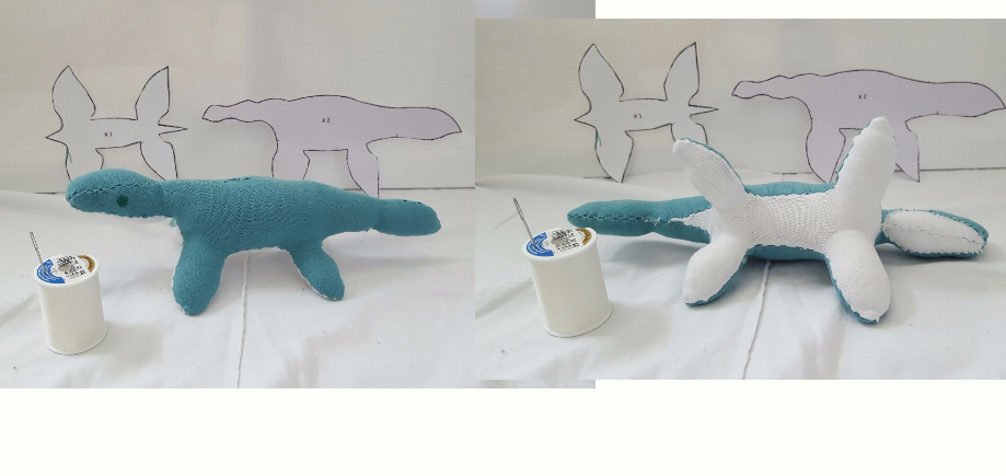 Baby Mosasaurus Plushie by SydLinkletter on DeviantArt