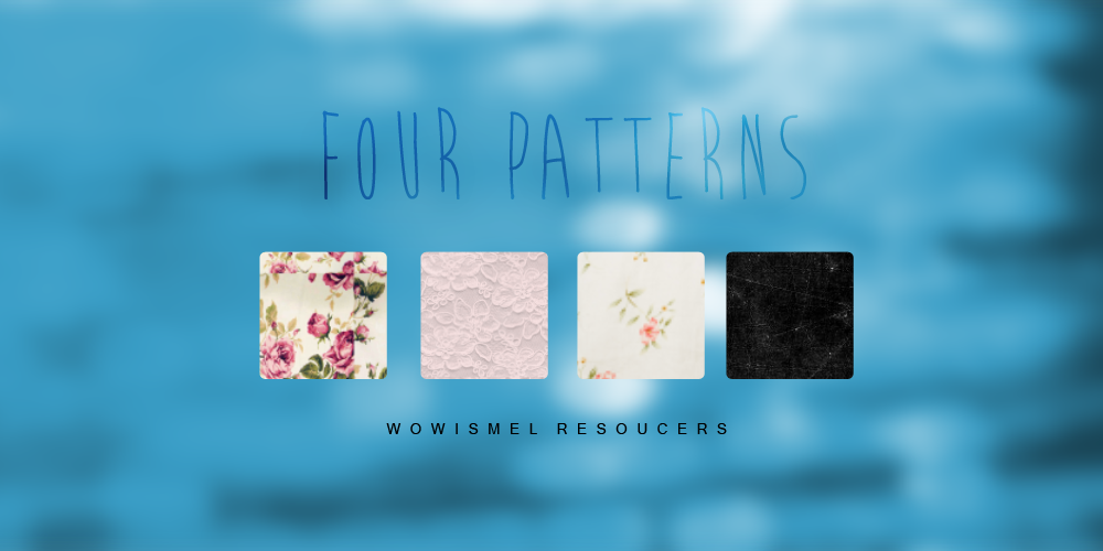 Four patterns.' by WowisMel on DeviantArt