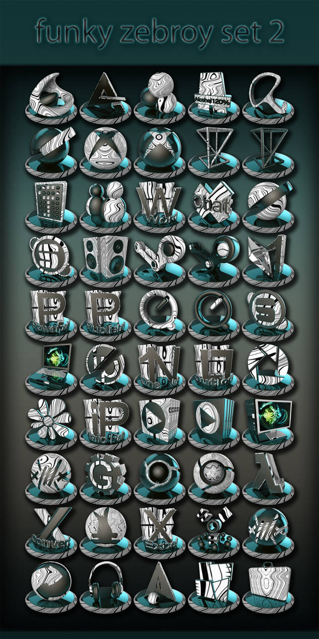 funky zebroy set 2 by xylomon on DeviantArt