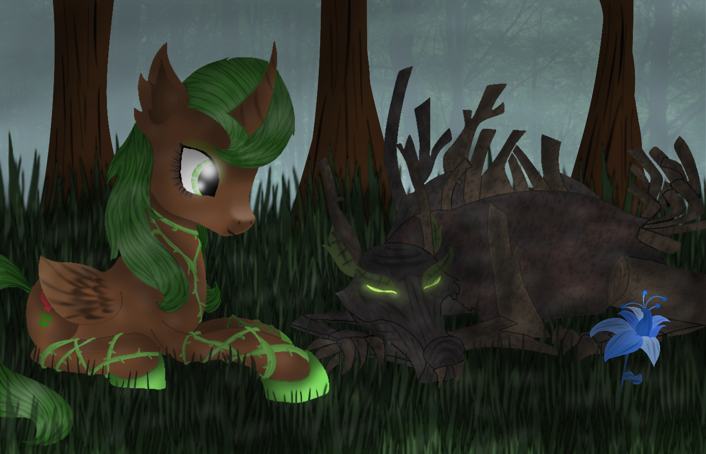 Request: In the Everfree Forest by ChanceyB on DeviantArt