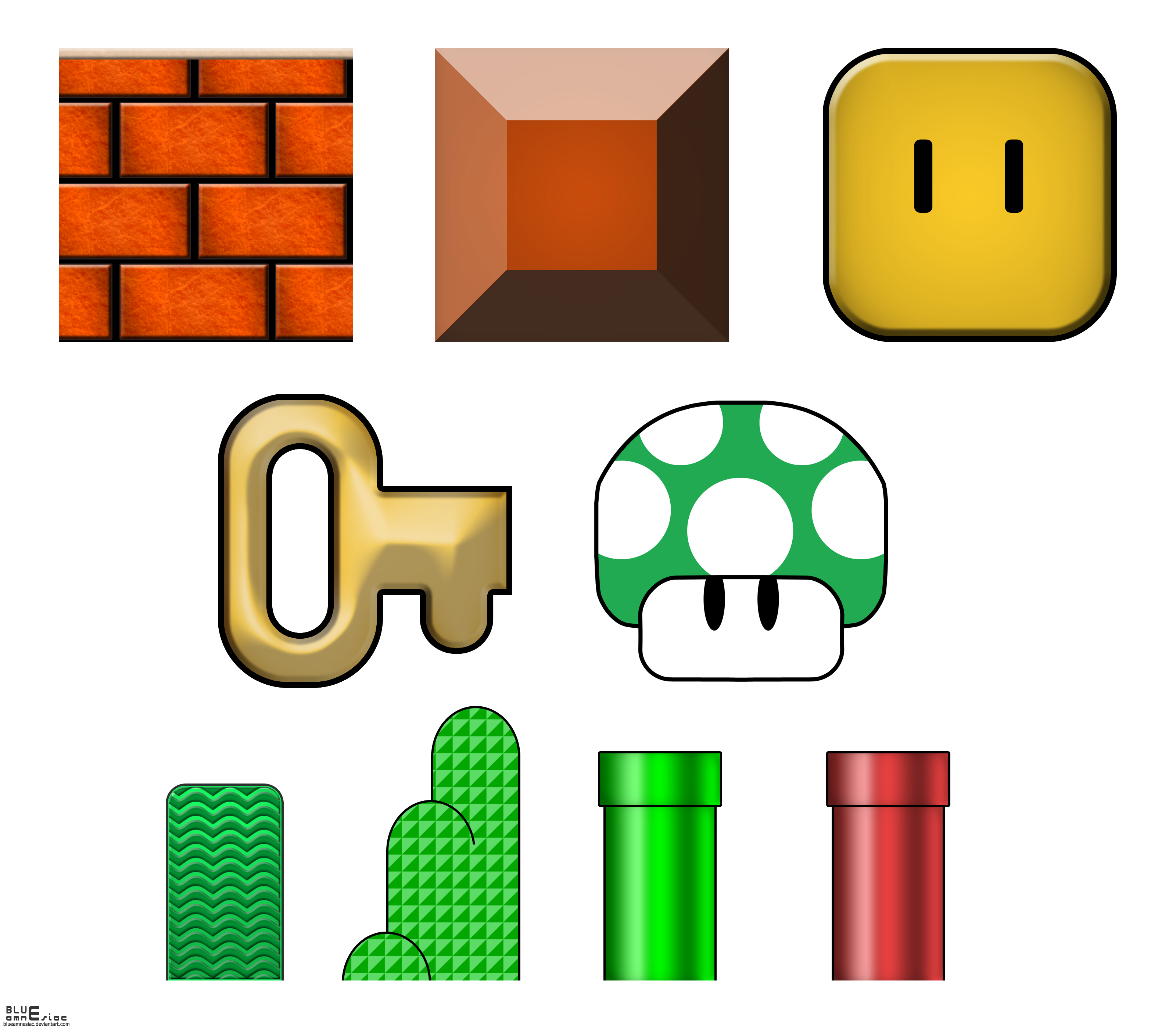 Mario Graphics Pack 1 by BLUEamnesiac on DeviantArt
