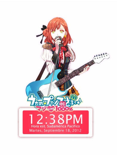 Nanami Clock Rainmeter by sakurano97 on DeviantArt