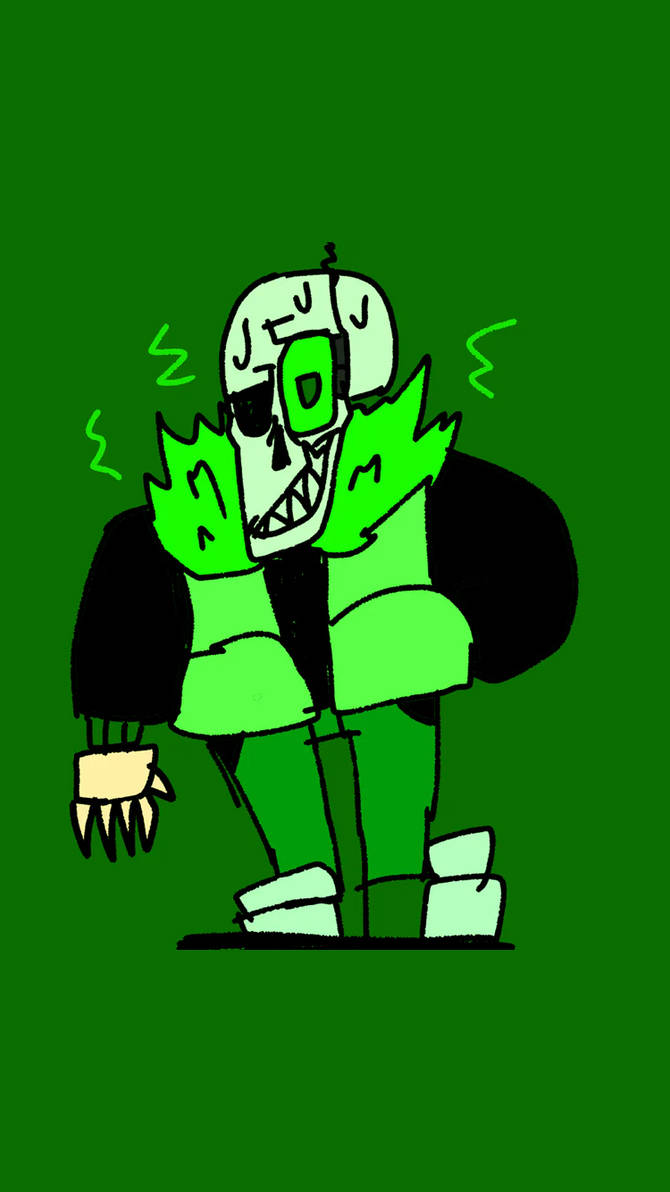 Fellswap Peridot Papyrus V1 by Coldxies on DeviantArt