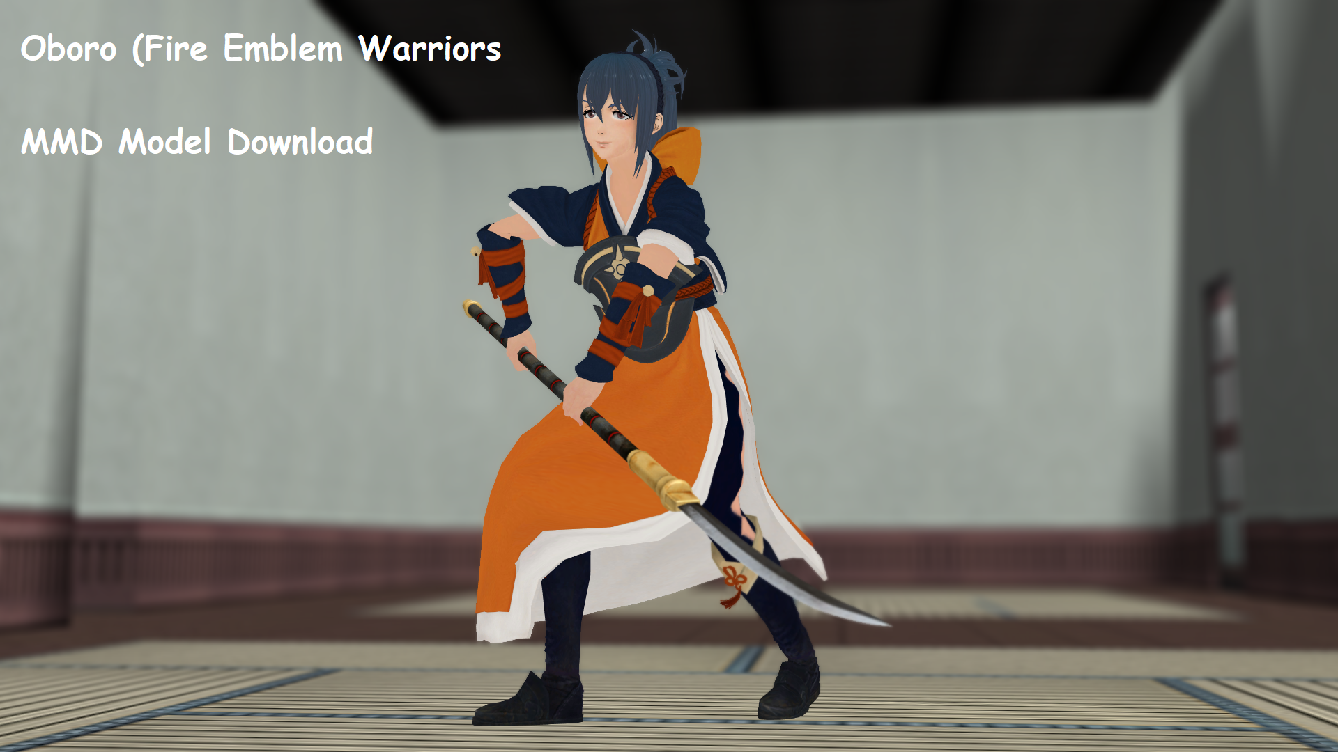 MMD Downloadable Model - Oboro by NadDraws2003 on DeviantArt
