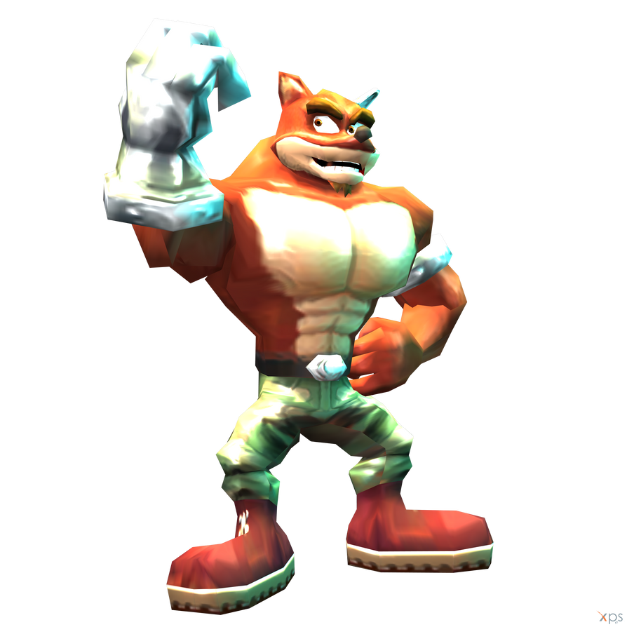 Crash Tag Team Racing - Crunch Bandicoot by NadDraws2003 on DeviantArt