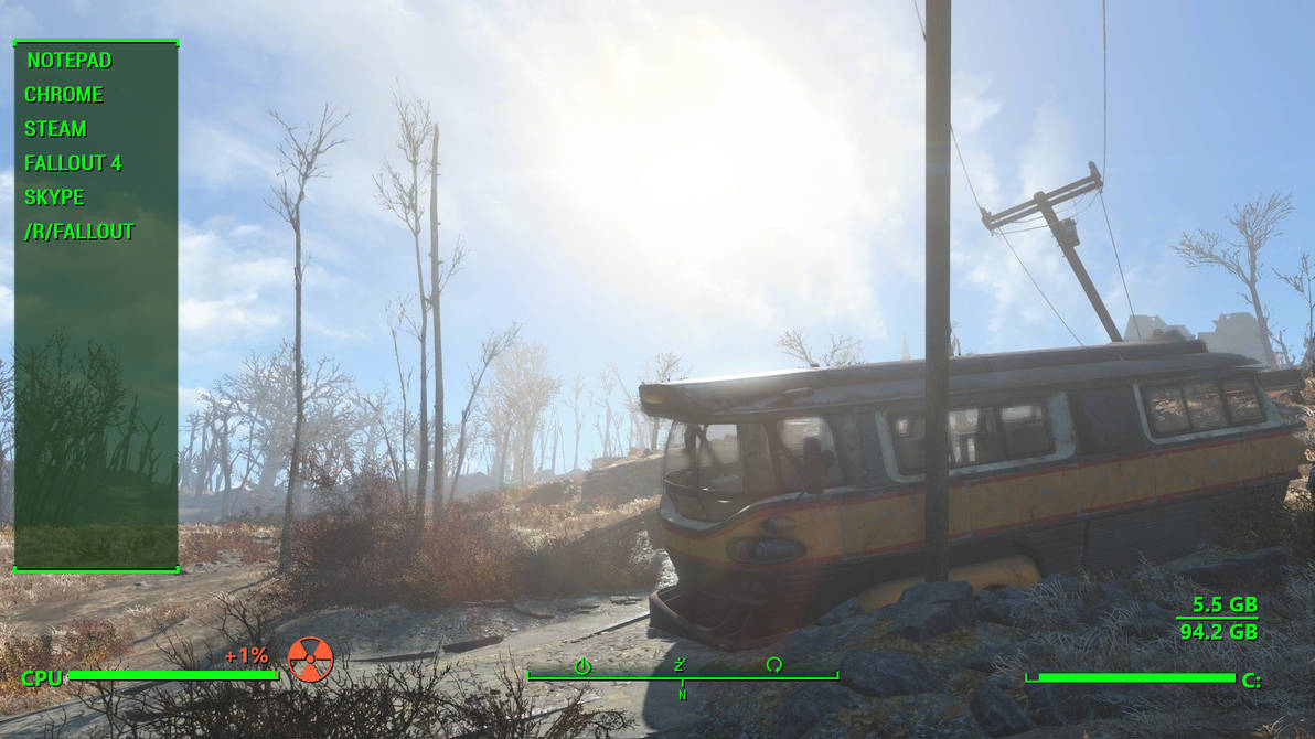 Fallout 4 Rainmeter Skin by fierecat1 on DeviantArt