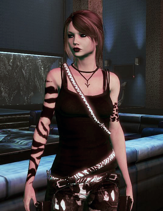 Heather Shepard - Zebra Tattoo Sleeve Outfit Mod by nemesisdivina9 on ...