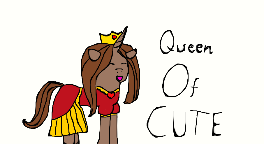 Queen Of Cute as a Pony by Applejack-Pony-MLP on DeviantArt