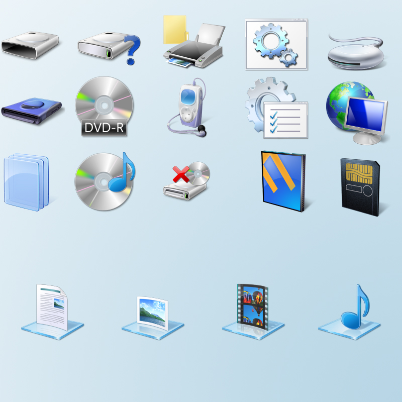 Windows 7 Large Icons by Ratchet-lombris on DeviantArt