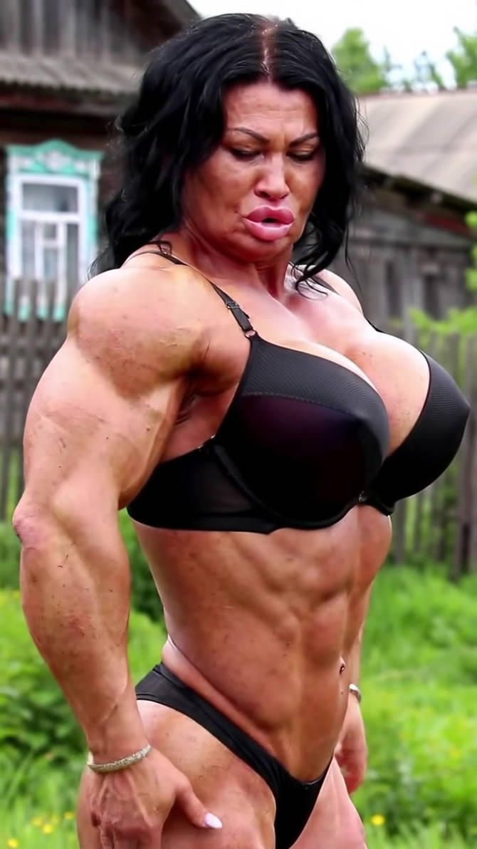 Strongest Village Lady (Preview) by forbiddenart48 on DeviantArt