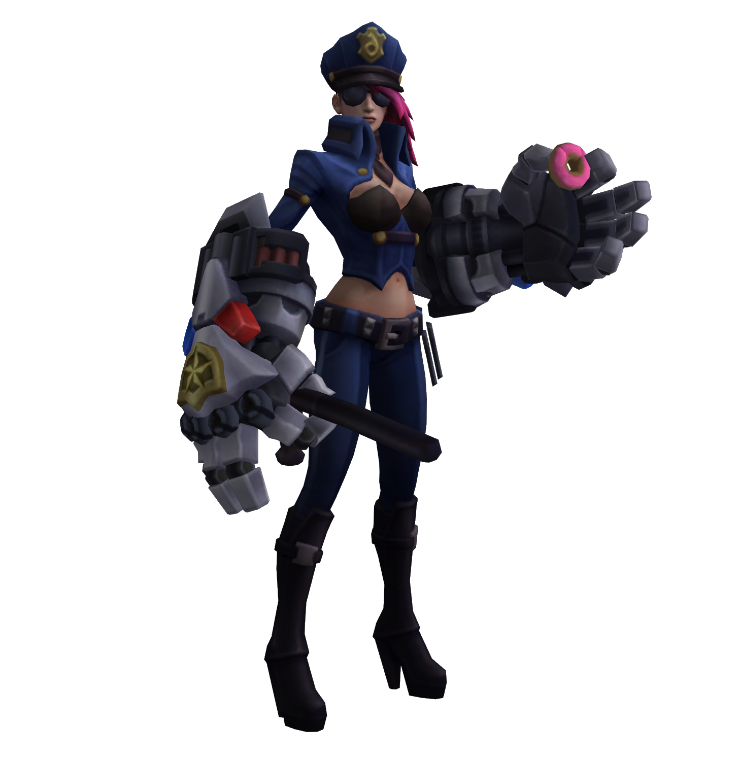 LOL - Vi Officer (XPS) by Gaaracapo111 on DeviantArt
