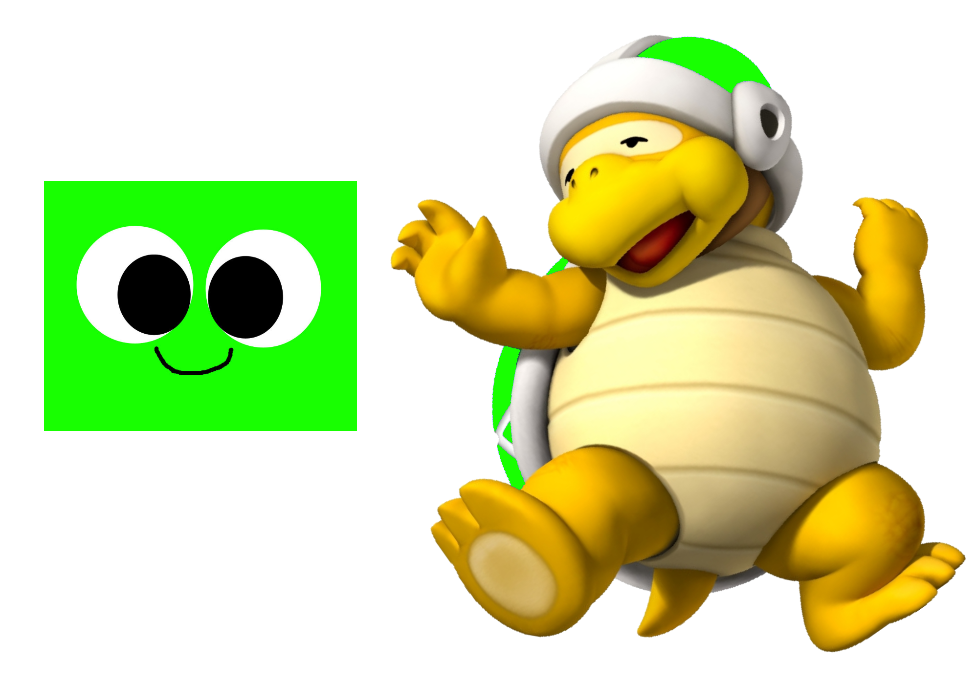 Green Happy Face Bro by Pigg2isback on DeviantArt