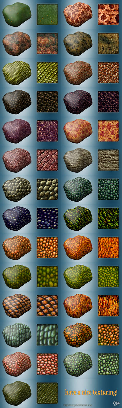 Dragons textures for sculptris by Marqoni on DeviantArt