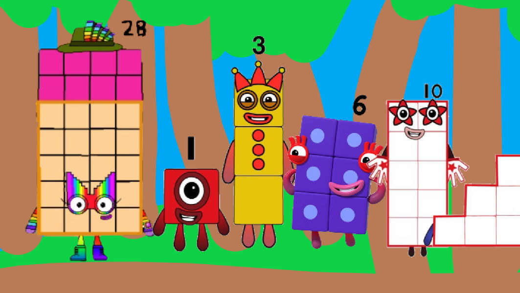 Numberblocks 28 by IsaacWatson on DeviantArt